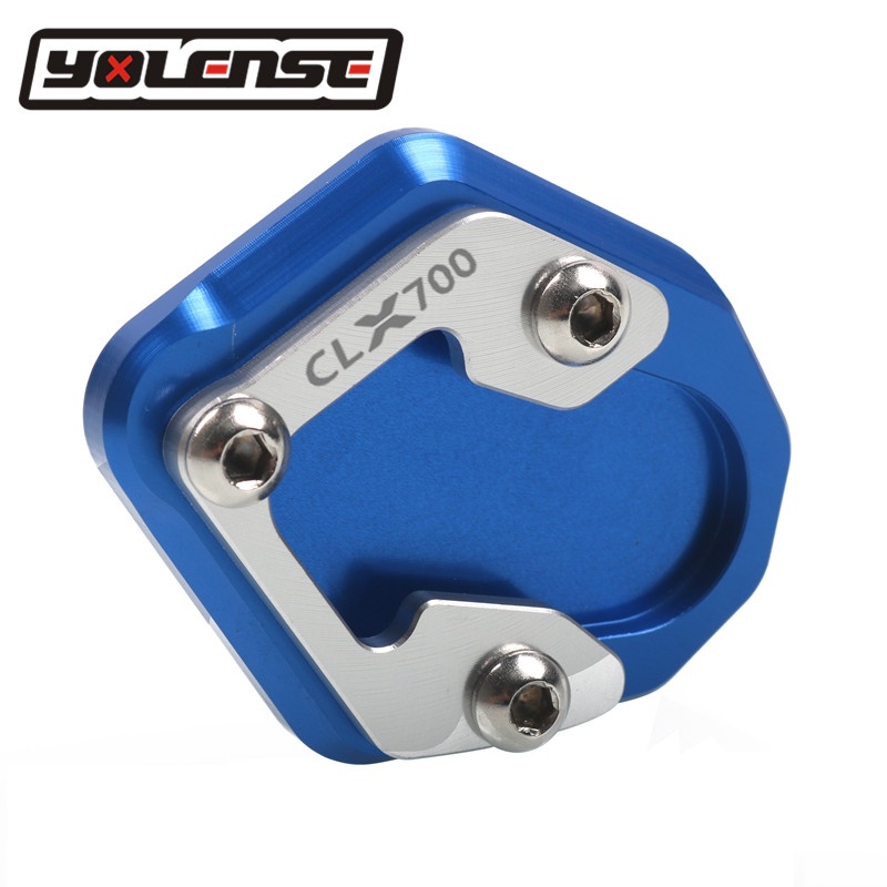 FJMOTO New Motorcycle CNC Aluminum Kickstand Enlarge Plate Pad Side ...