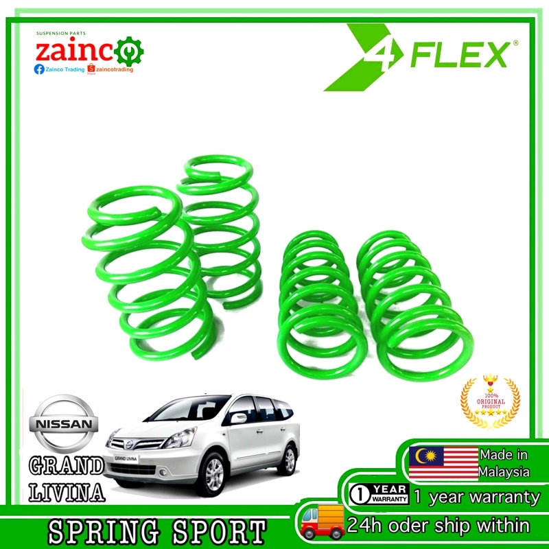 4FLEX SPRING SPORT NISSAN GRAND LIVINA original Fast Shipping | Shopee ...