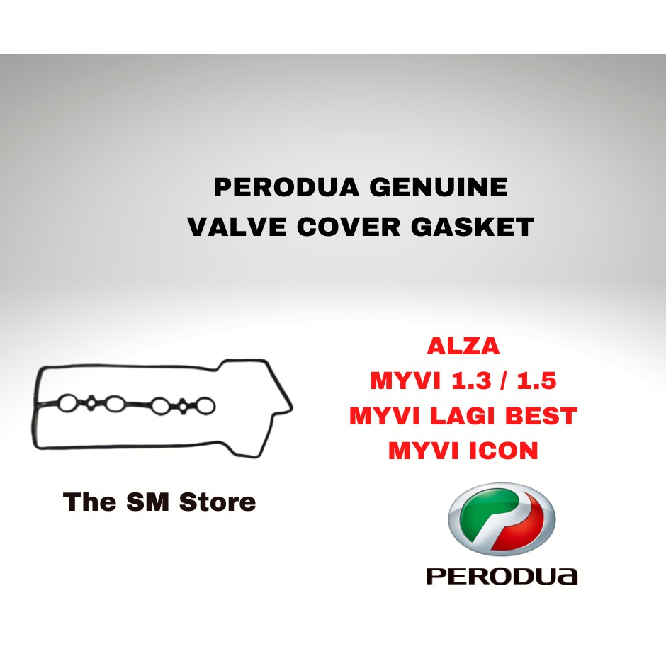 (READY STOCK) PERODUA GENUINE MYVI 1.3 1.5 ALZA VALVE COVER GASKET ...