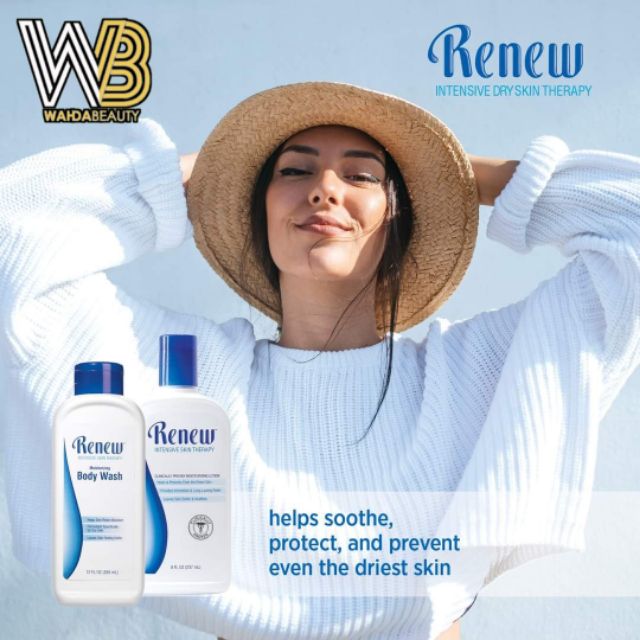 🌻Bestselling🌻 💯ORIGINAL RENEW LOTION (237ml) + RENEW BODY WASH (355ml ...