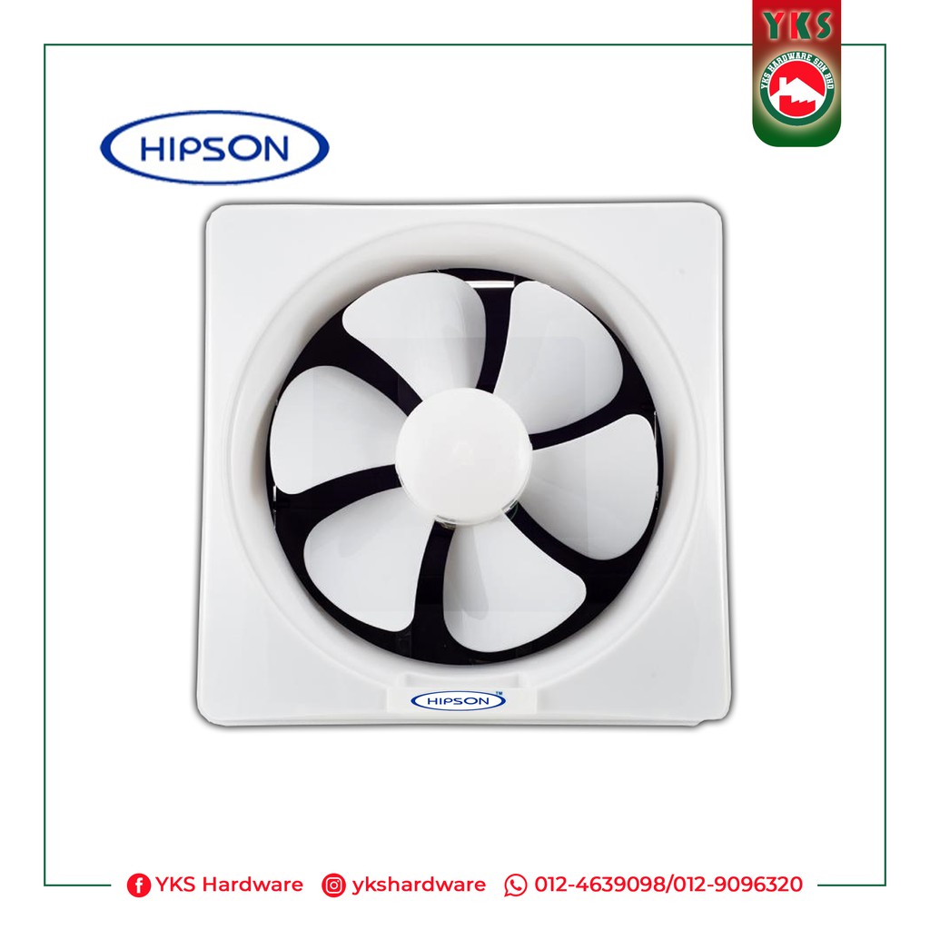 HIPSON PVC EXHAUST FAN - Ventilation Fan 8", 10" & 12" | Shopee Malaysia