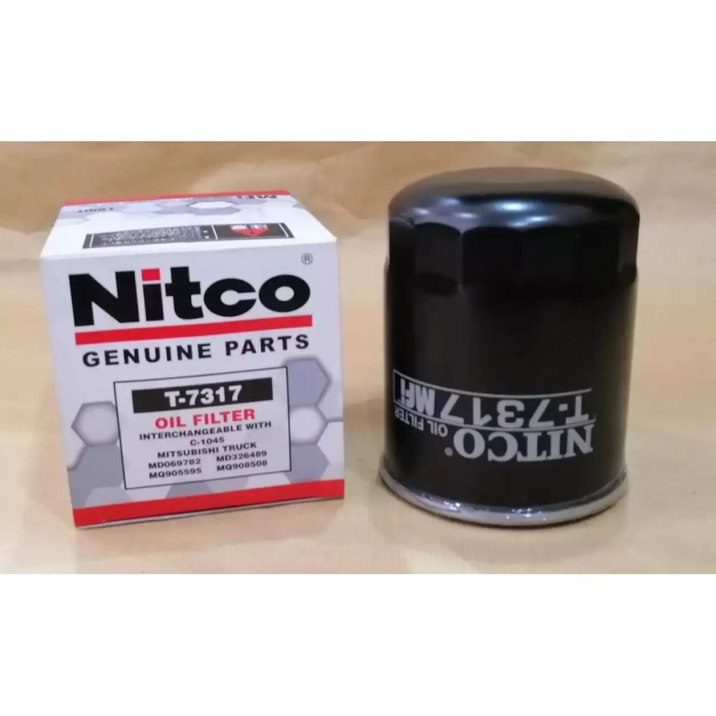 NITCO OIL FILTER MITSUBISHI TRITON PAJERO SPORT (T-7317) | Shopee Malaysia
