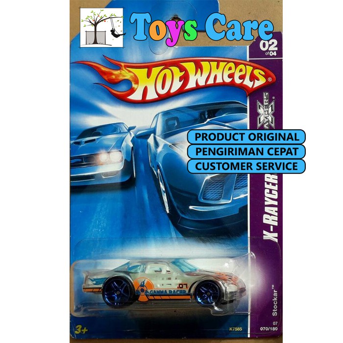 PUTIH Hot Wheels Stock Car 2007 White X Raycers HW Race Car Racing ...