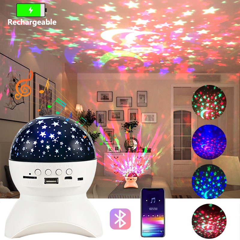 Led Star Galaxy Projector Lamp Smart Night Light Proyector Decoration ...