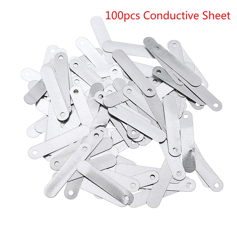100Pcs2.5x0.5cm Conductive Solder Tab Nickel Plated DIY Solder Tab for ...