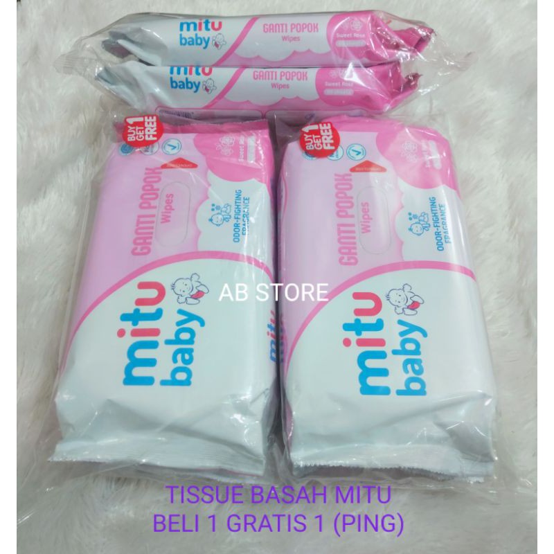 Mitu Wet Tissue Buy 1 Free 1 Contents @ 50sheet (ping) | Shopee Malaysia