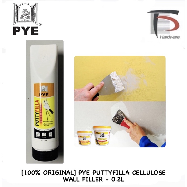 [100% ORIGINAL] PYE PUTTYFILLA CELLULOSE WALL FILLER - 0.2L *SELLEYS ...