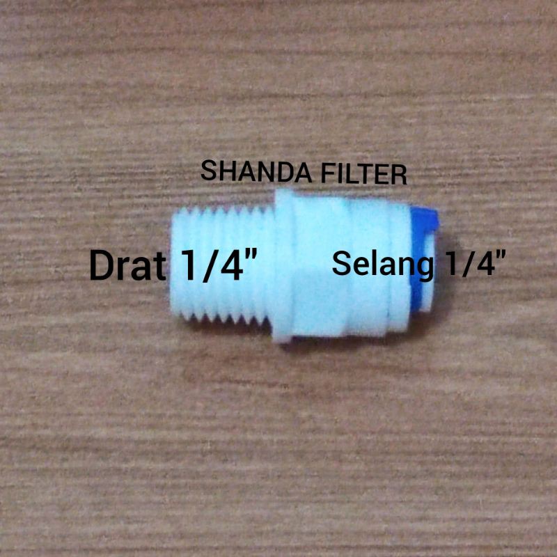 SDL 1/4" Hose x 1/4" Drat / Sok Outer Drat 1/4" RO Connector Fittings | Shopee Malaysia