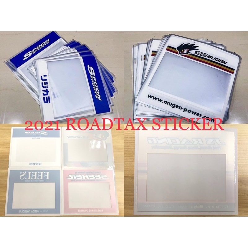 Best Quality JDM Road Tax Sticker Spoon/Mugen/Feel’s/JsRacing | Shopee ...