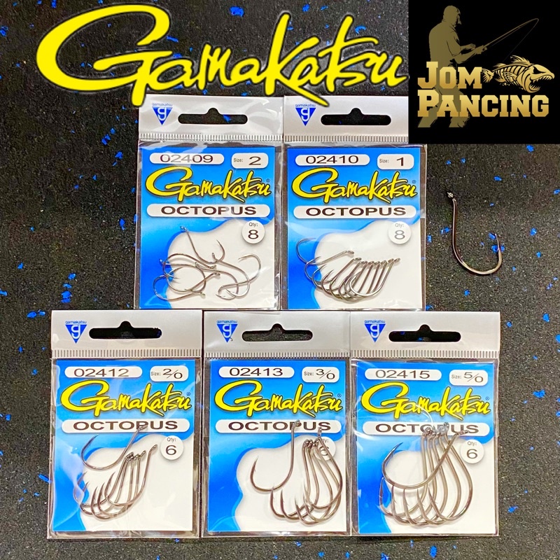 【Jom Pancing】GAMAKATSU OCTOPUS SHARP FISHING HOOK,Mata Mancing Tajam,Fishing Accessories ...