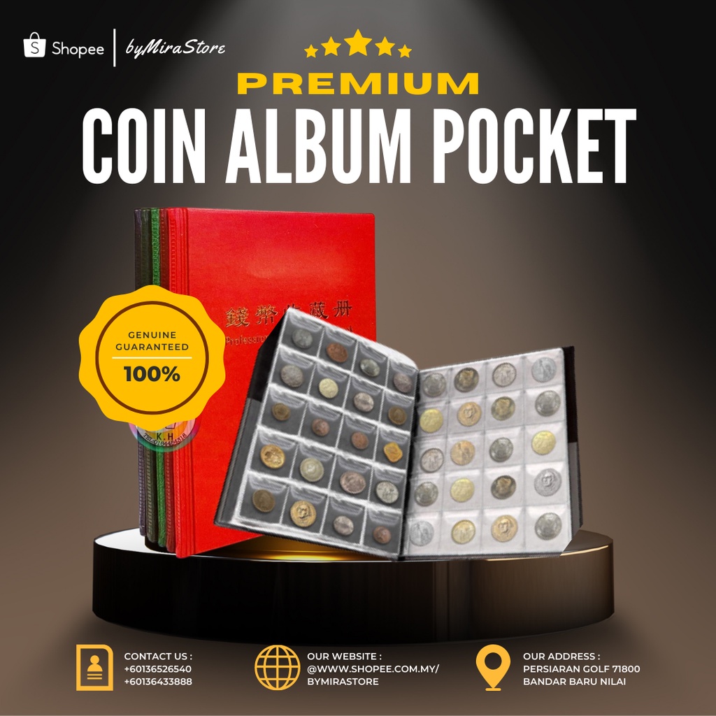 PCCB Coin Album 120/200/420 Slots Pockets | pccb | pccb coin album ...