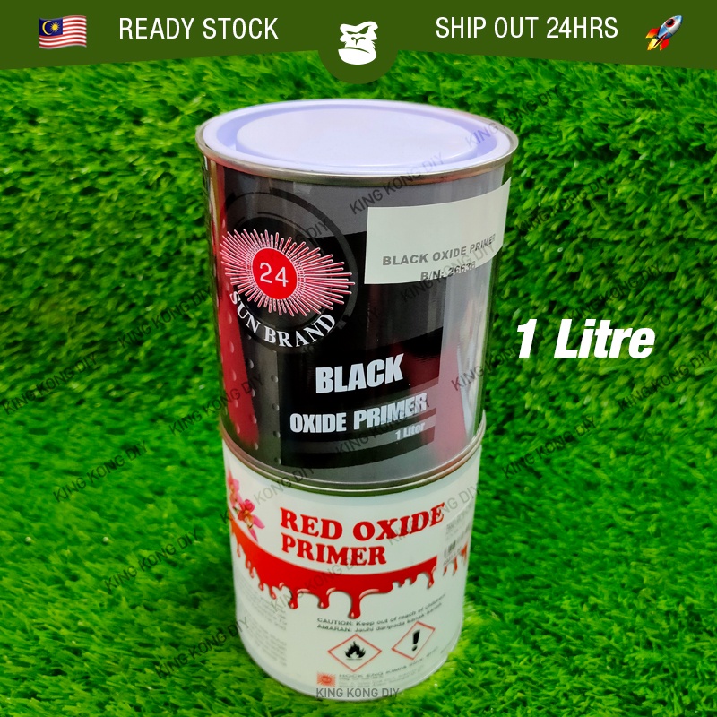 1L Red Oxide Primer Metal Undercoat Paint Anti Rust Alas Cat Besi Merah ...