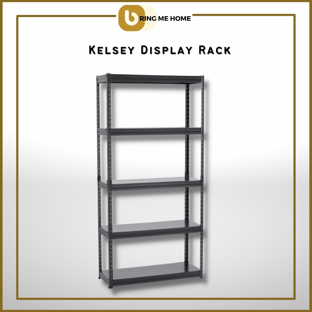 KELSEY Heavy Duty Metal Display Rack Display Cabinet Metal Rack ...