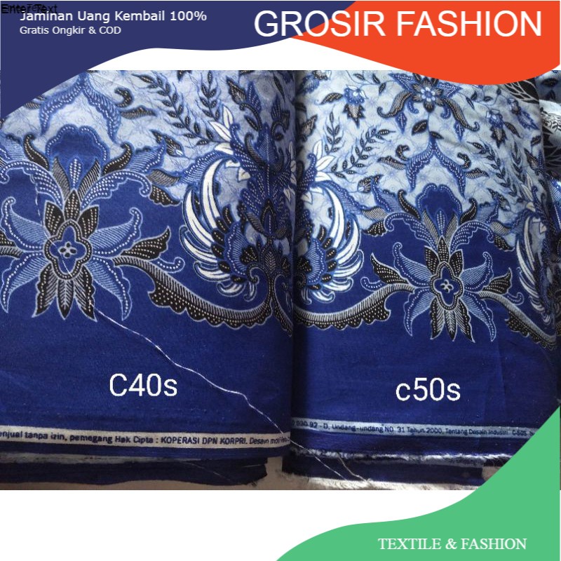 KATUN Wholesale Cotton batik Fabric/asn Uniform (per 0.5m) | Shopee ...
