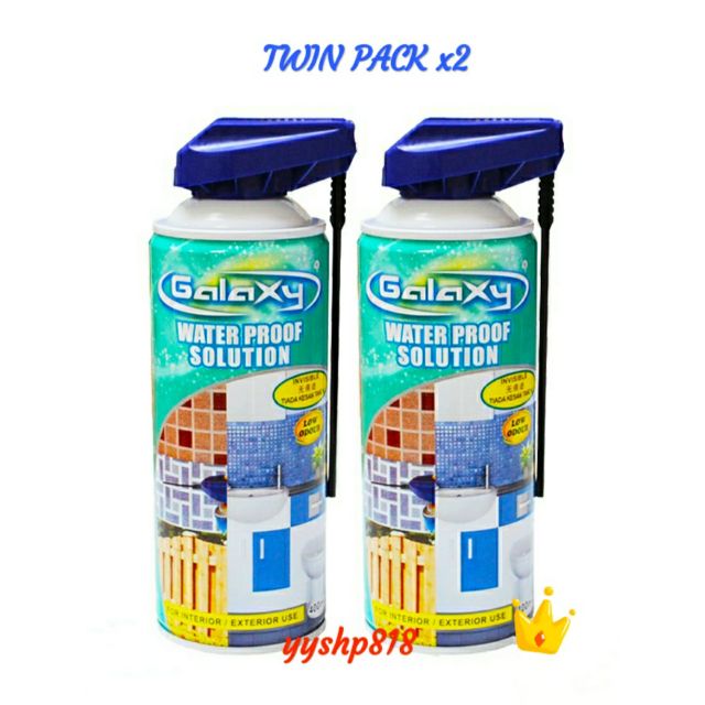 💯 Galaxy Waterproof Solution Spray 400ml x 2 cans (Twin Pack) | Shopee ...