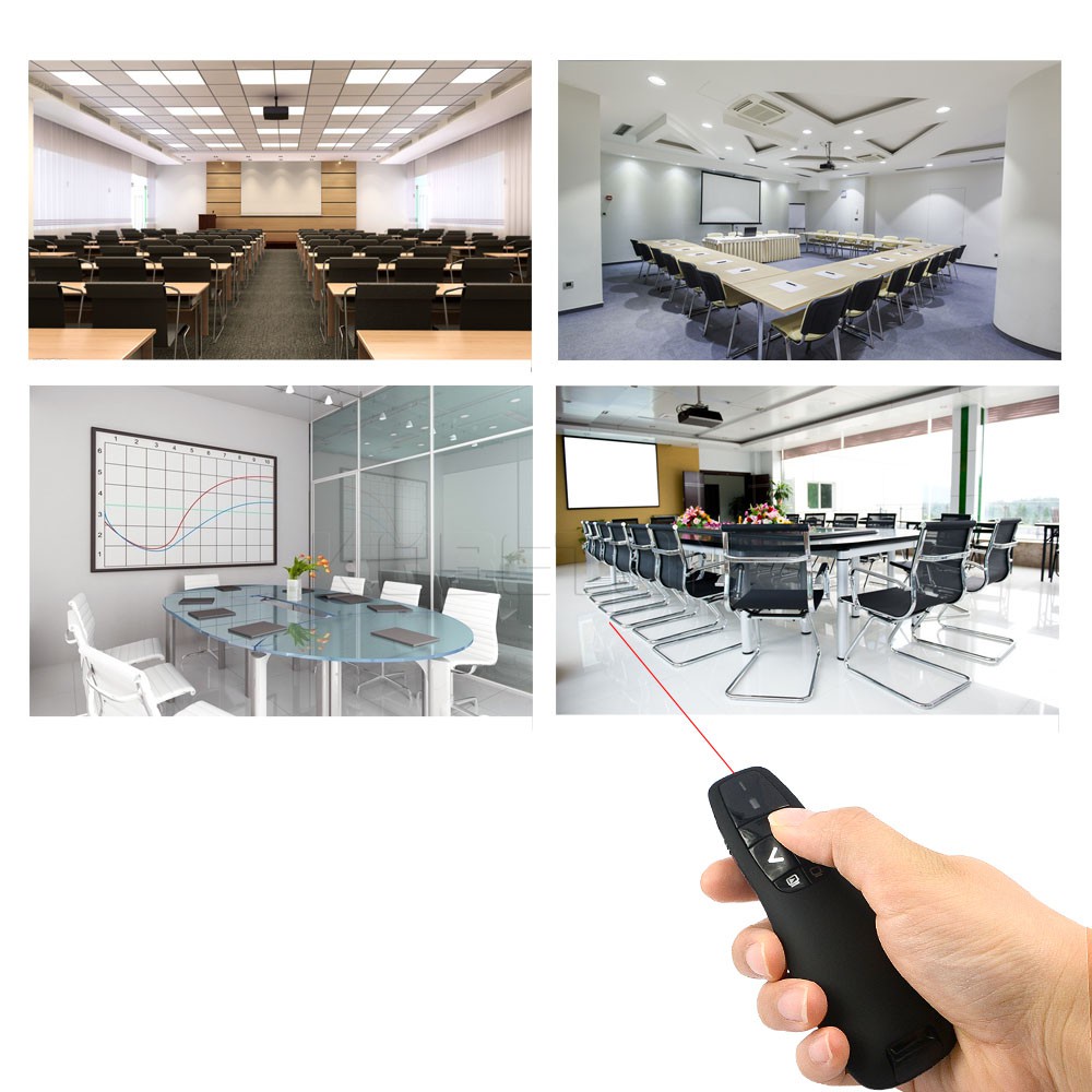 Laser Pointer Presentation 2.4g Lazer USB Remote Control Wireless For ...