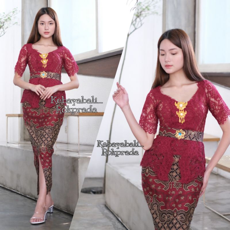BALI KEBAYA ONE LILAC KEBAYA SHORT KEBAYA MODERN KUTUBARU KEBAYA ...
