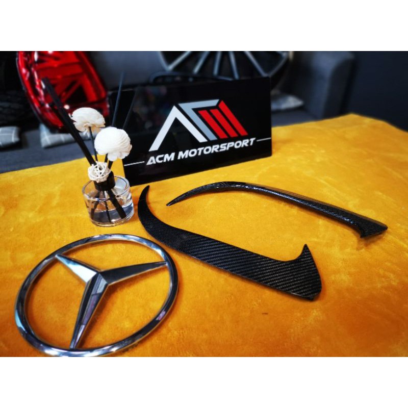 MERCEDES BENZ W117 CARBON FIBER REAR CANARD | Shopee Malaysia