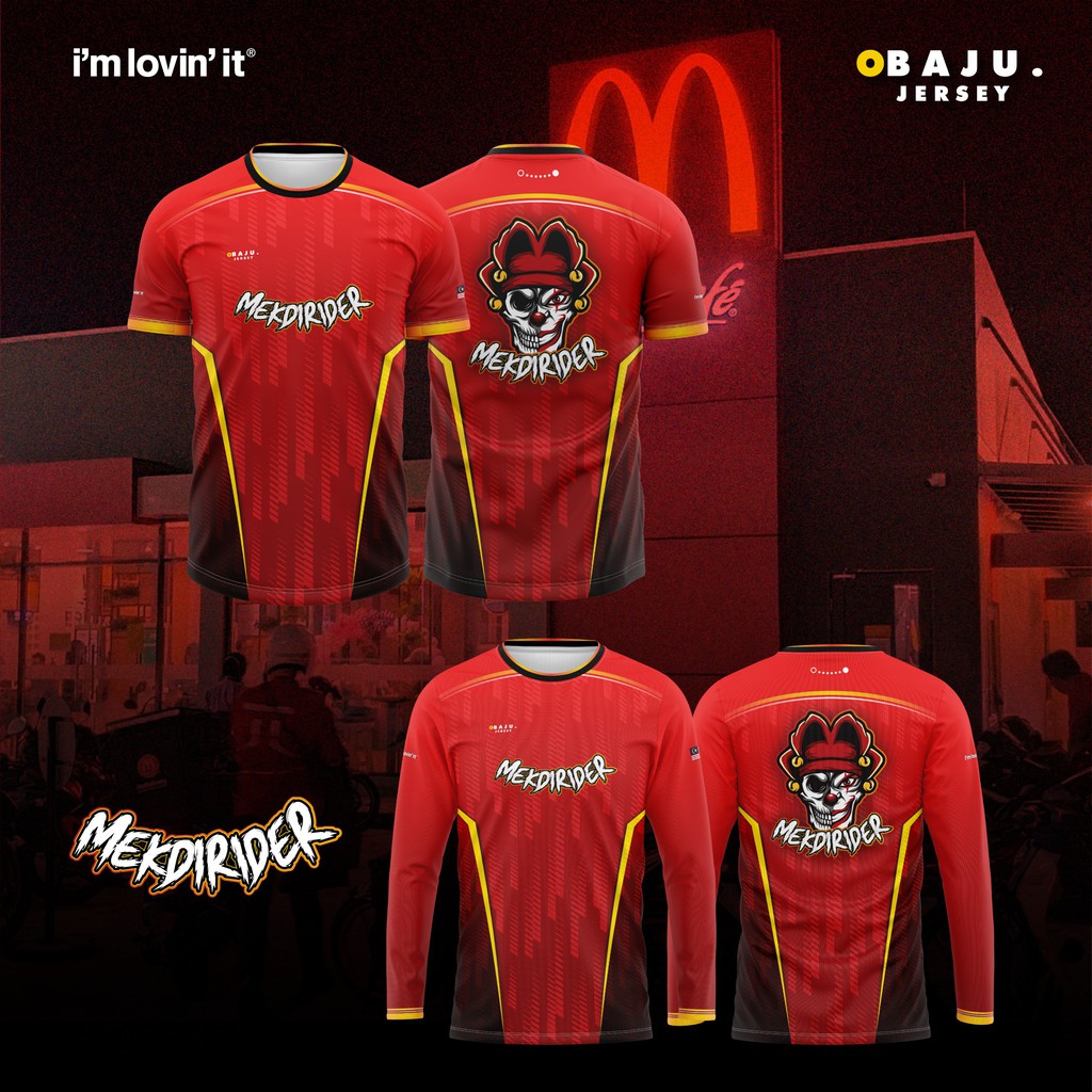 BAJU MEKDI RIDER PREMIUM Jersey T-Shirt | Dry Fit | Baju Sublimation ...