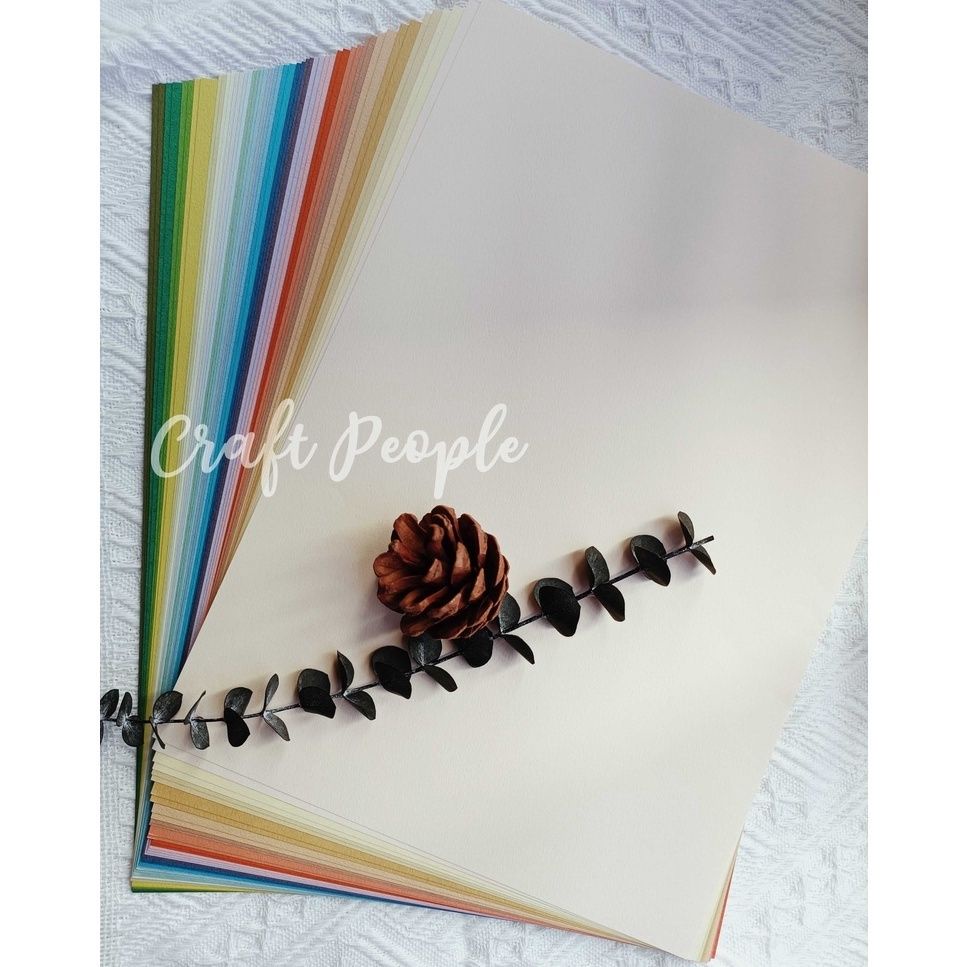Japan Ecology Fancy Paper 100gsm A4 日本五感纸 A4 25 colour | Shopee Malaysia