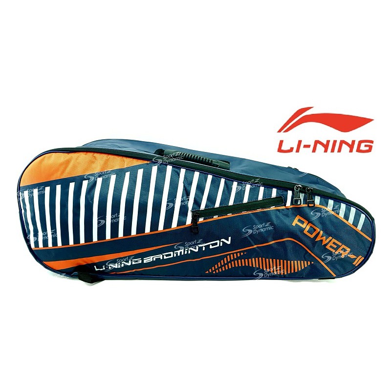 LI NING TOURNAMENT BADMINTON BAG 2021 - NAVY ORANGE (100% ORIGINAL ...