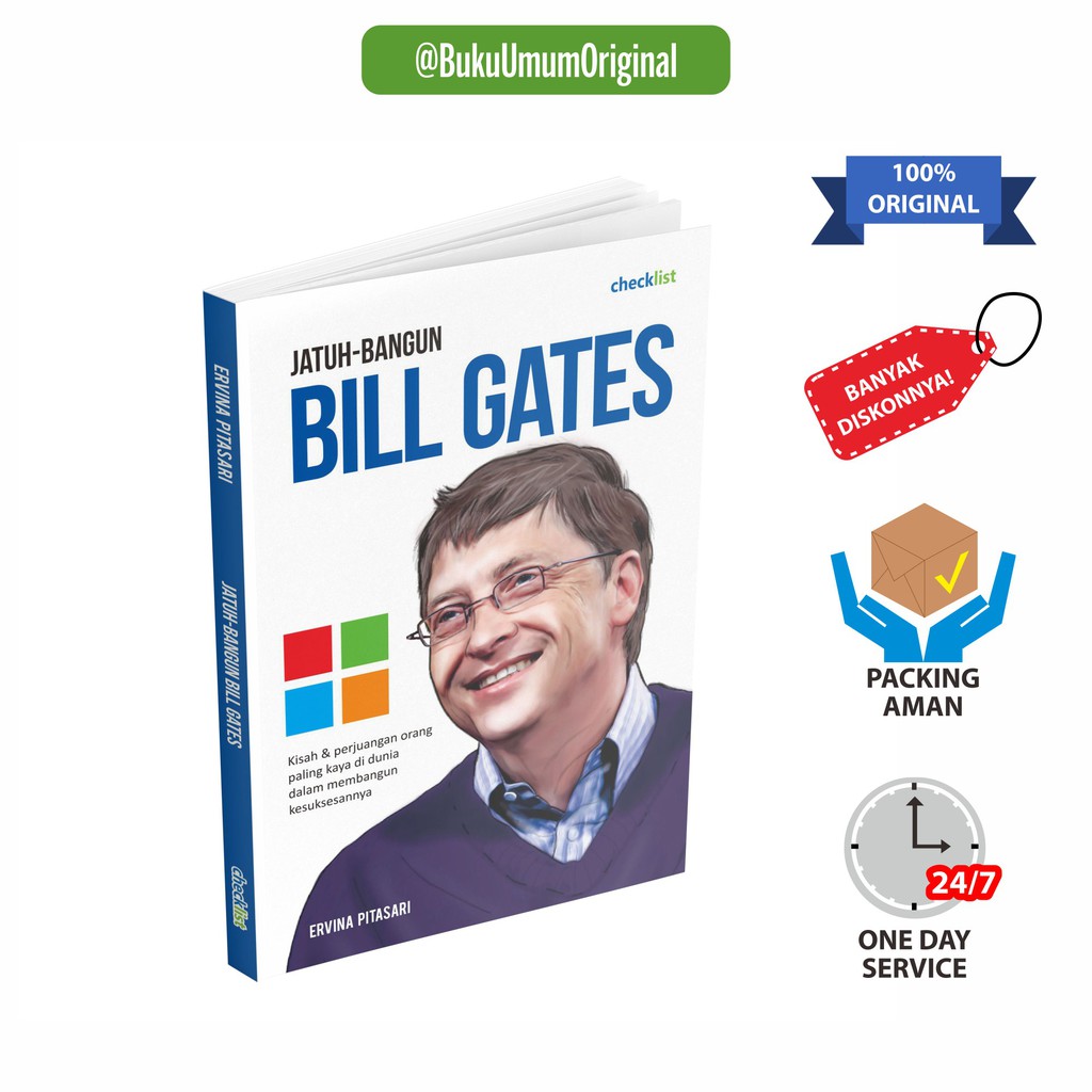 Biography Book Fall And Build Bill Gates | Shopee Malaysia