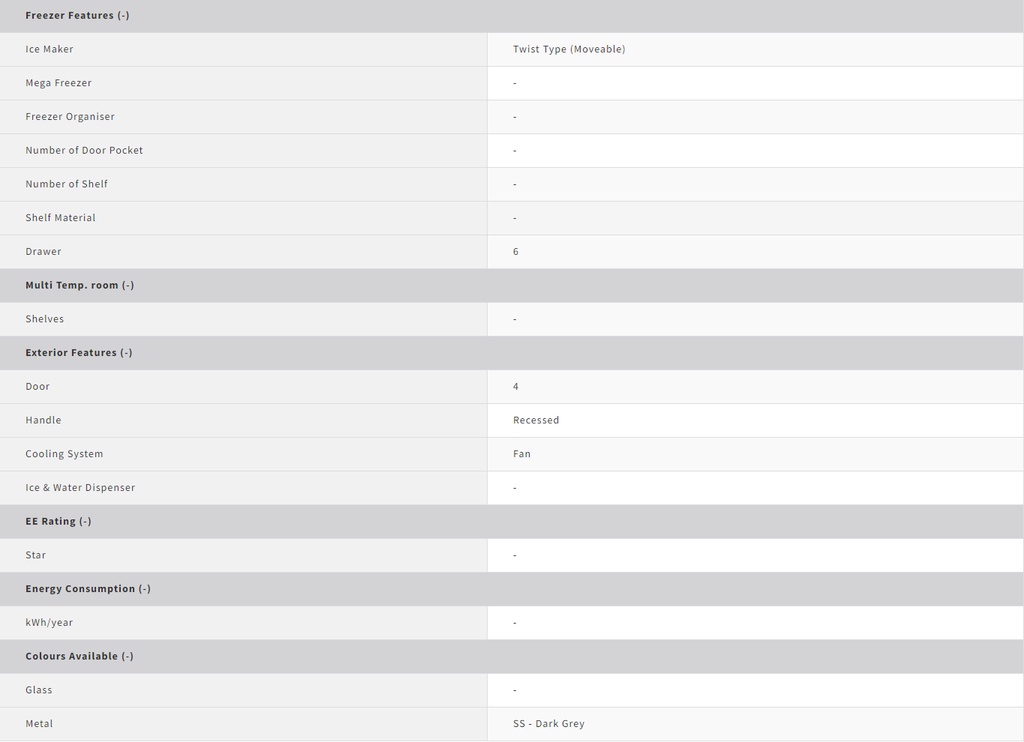 SHARP 4 Door J-Tech Inverter Technology 700L Avance Refrigerator ...