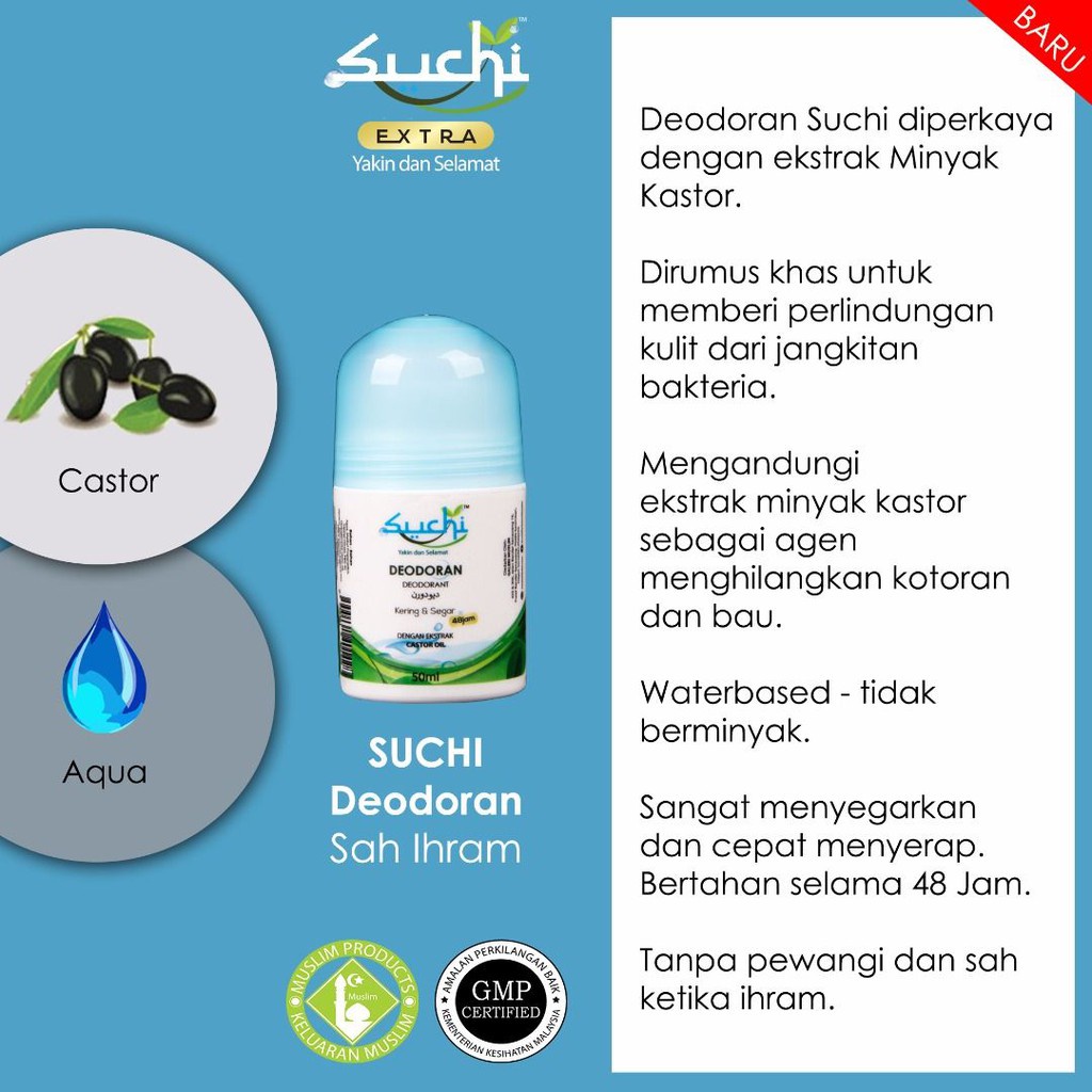 Barang umrah haji Suchi sabun kosmetik gel mandian syampoo set travel ...