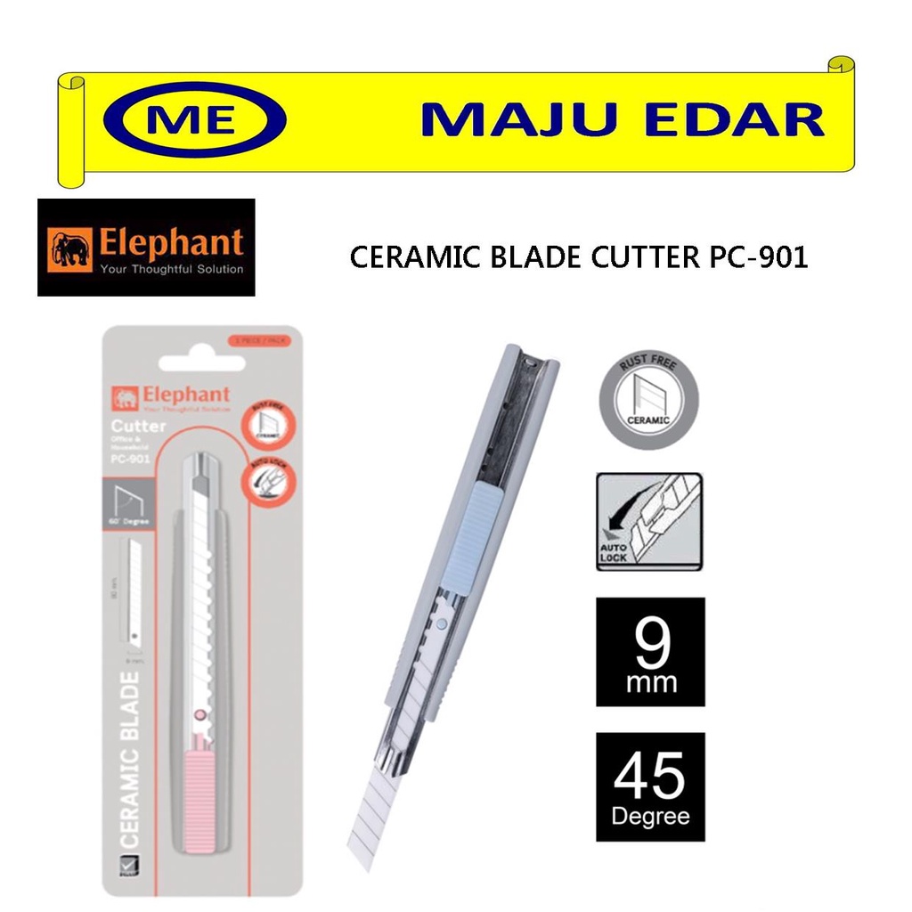 ELEPHANT CERAMIC BLADE CUTTER PC-901 / PISAU | Shopee Malaysia