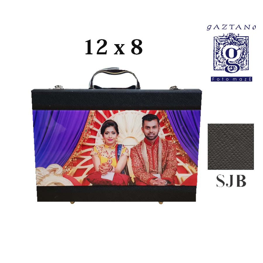 GAZTANO Customized 𝟏𝟐𝐱𝟖 𝐁𝐨𝐱#𝟐𝟎(𝐒) with Cover Photo Wrapping Leather ...