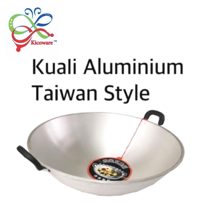 KUALI ALUMINIUM TAIWAN STYLE KUALI ALUMINIUM FRYING WOK | Shopee Malaysia