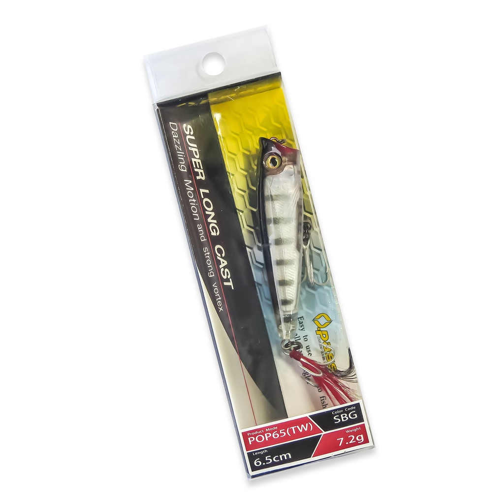 OPASS LUREMASTER fishing lure SUPER LONG CAST LURE POP65 (TW) | Shopee ...