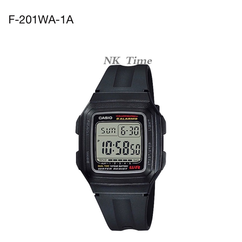 Casio F-201WA-1A Youth Digital Unisex Watch Original | Shopee Malaysia