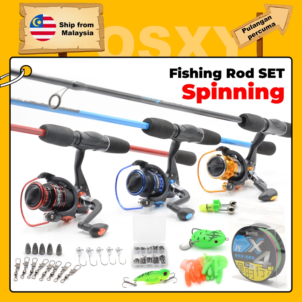 💥Hot Seller💥Fishing Rod Reel Set Highly Covered with Carbon Joran ...