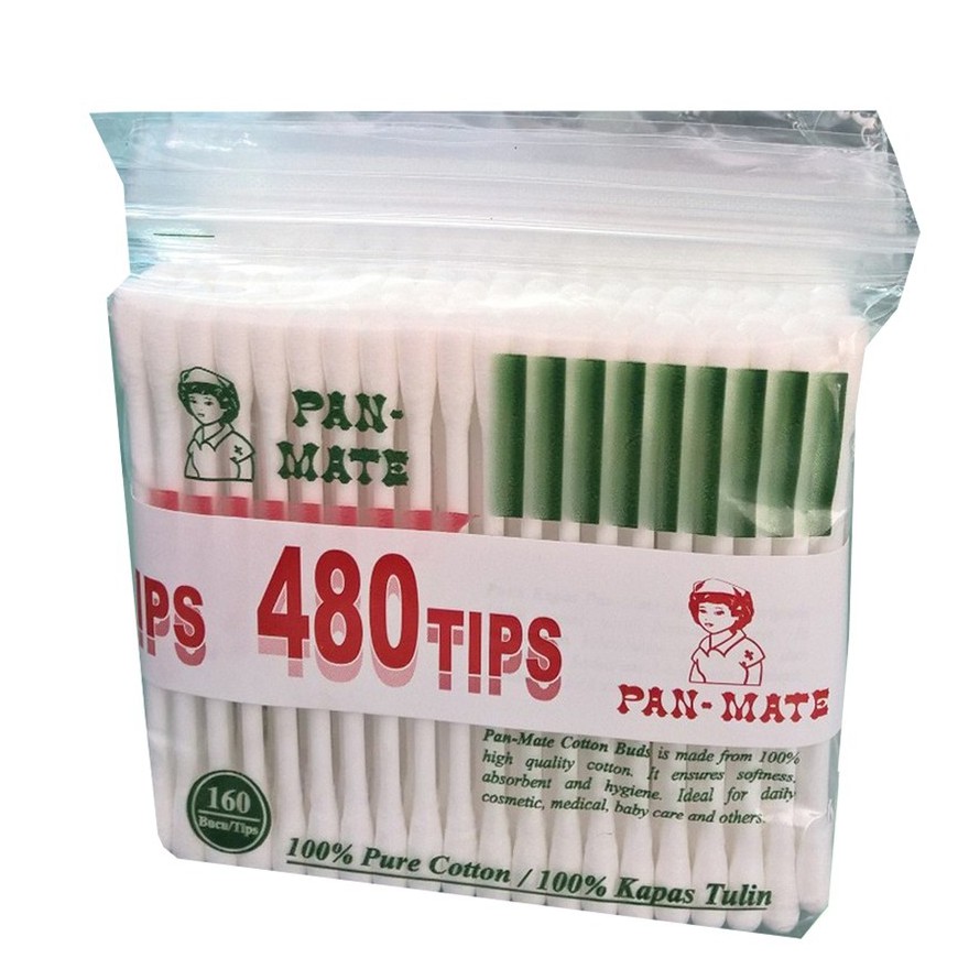 Pan-Mate Cotton Buds (3 x 160's) | Shopee Malaysia