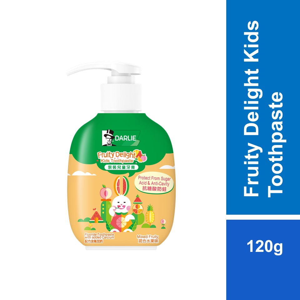 Darlie Kids Pump Fruity Delight Toothpaste 120g | Shopee Malaysia