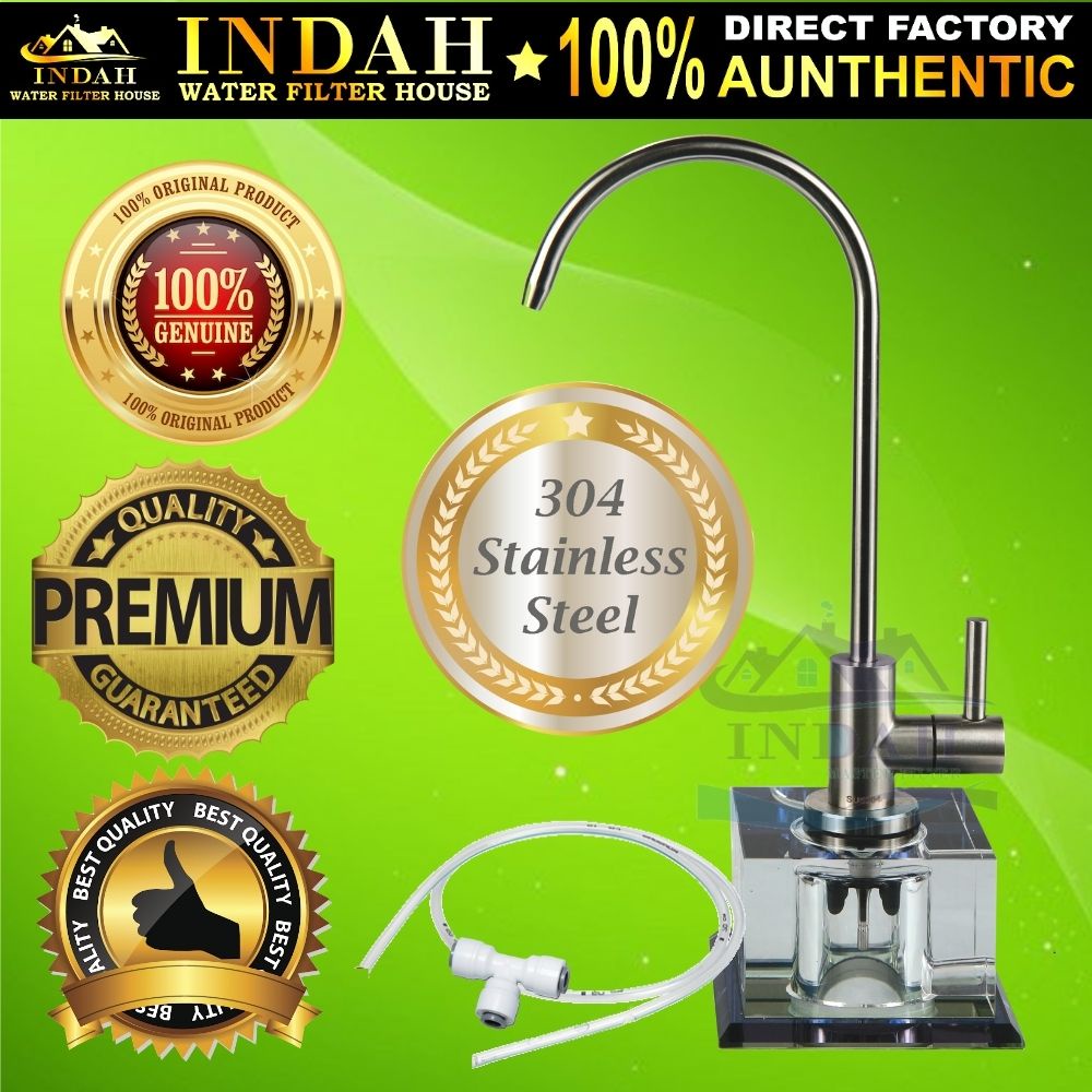 Premium Crystal Base SUS 304 Stainless Steel External Faucet (suitable ...