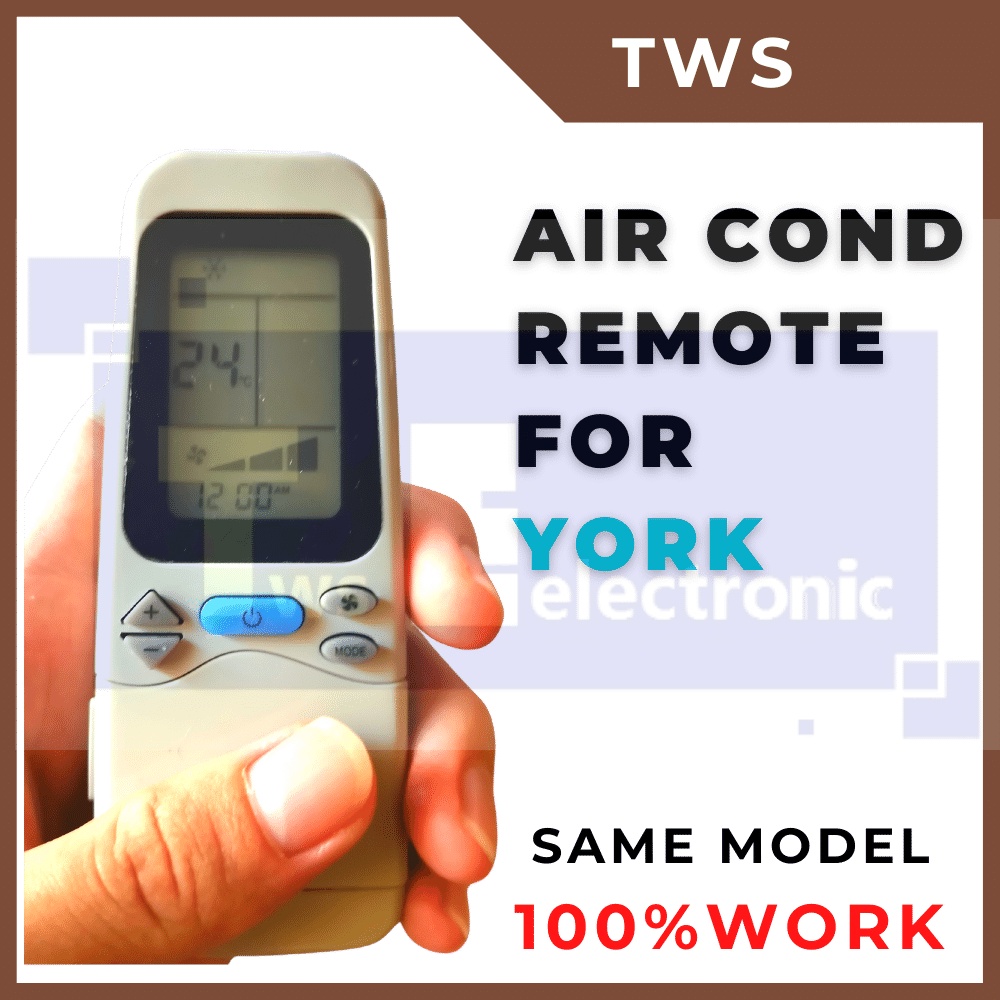 TWS York Air Cond Conditioner Aircon AirCond Remote Control YK3 YK03 | Shopee Malaysia