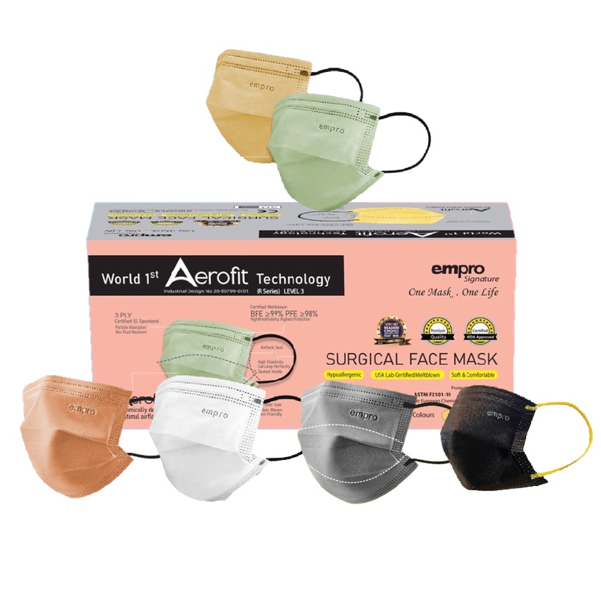 EMPRO Aerofit Surgical Face Mask 50's | Shopee Malaysia