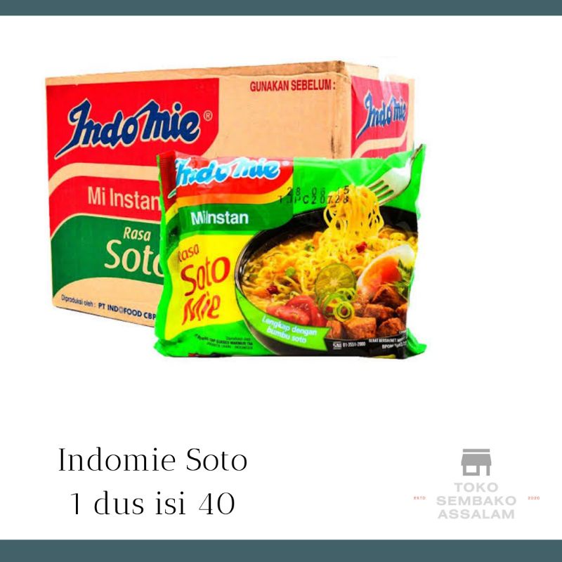 Indomie soto 1 Box Contains 40/indomie Instant Noodles With soto Flavor ...