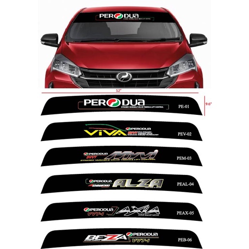 Sticker Front Car Windscreen Windshield Sticker Car Mirror Stickers ...