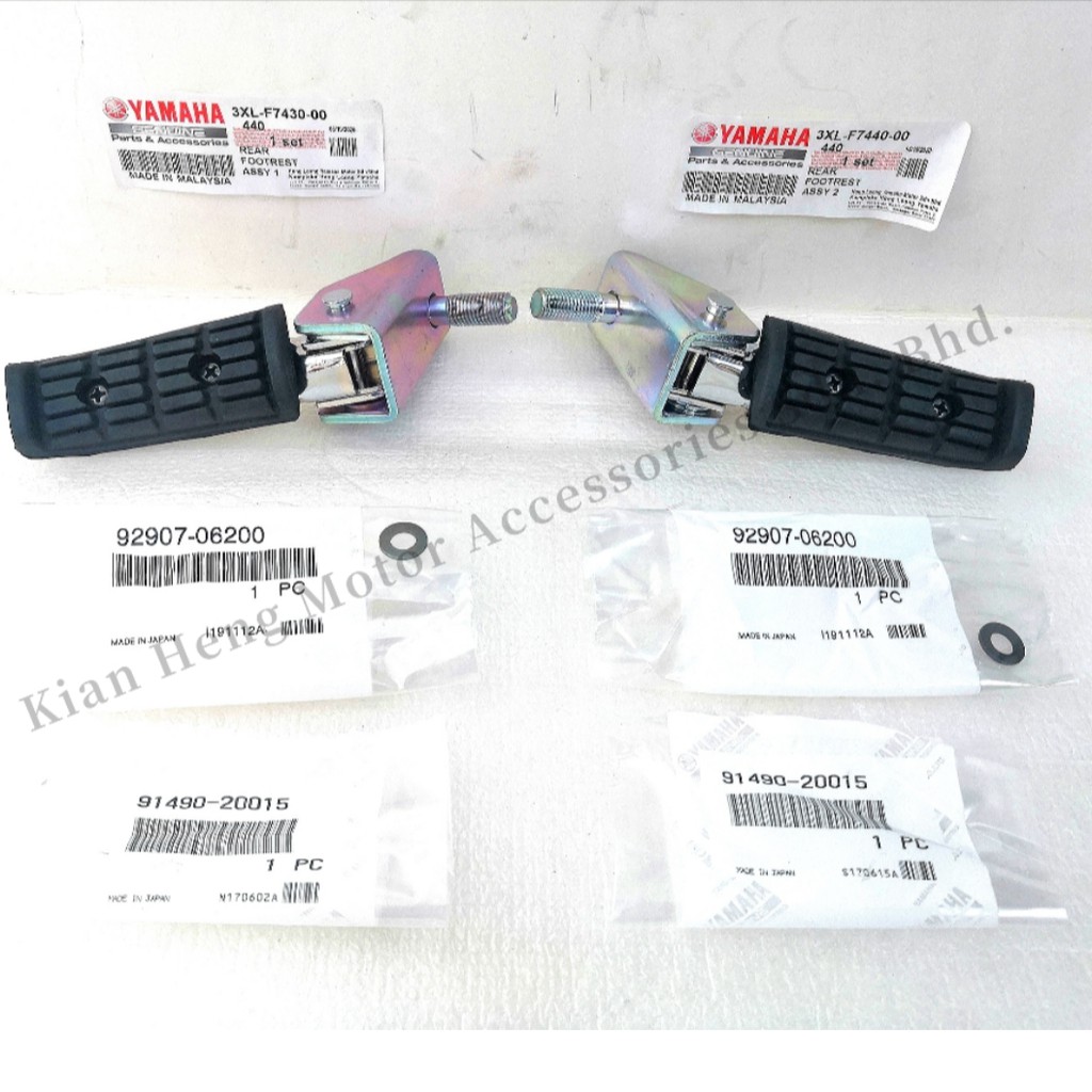 ‼️Hot Item‼️ RXZ Rear Footrest Assy (100% HLY) | Shopee Malaysia