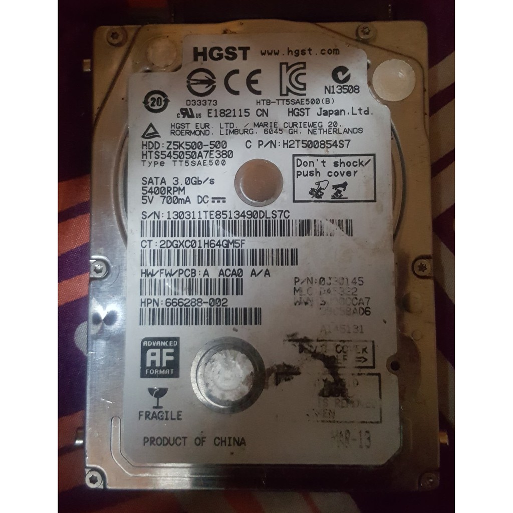 Hard drive 500GB (HGST) | Shopee Malaysia
