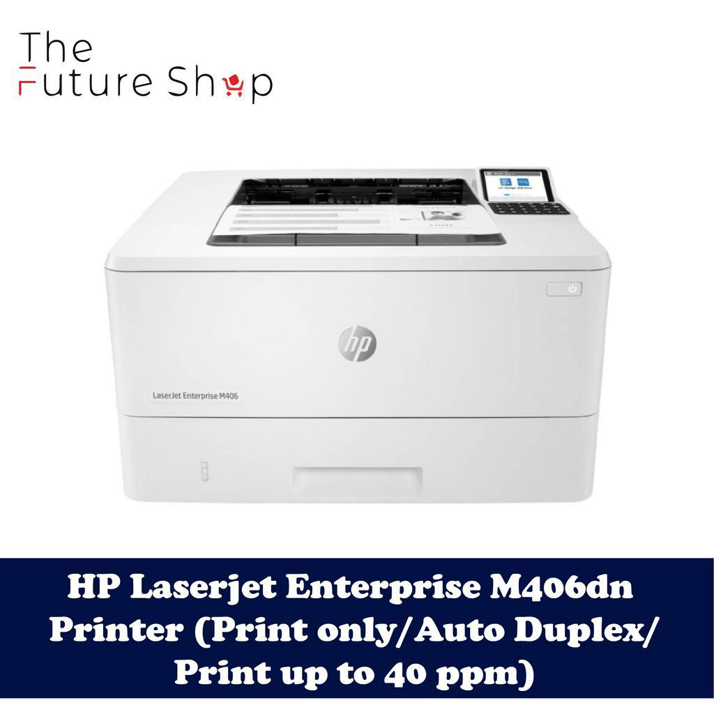 (Pre-Order) HP LaserJet Enterprise M406dn Mono Laser Printer (3PZ15A ...