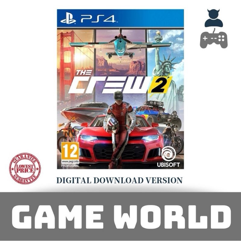 [PS4] The Crew 2 Digital Download Version game | Shopee Malaysia
