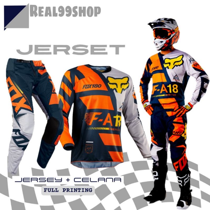 Trabas adventure cross trail pants set motocross jersey | Shopee Malaysia