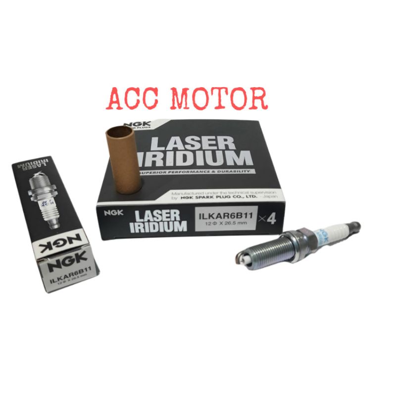Original Iridium Calya Sigra 1.2 1200cc NGK ILKAR6B11 Laser Spark Plug ...