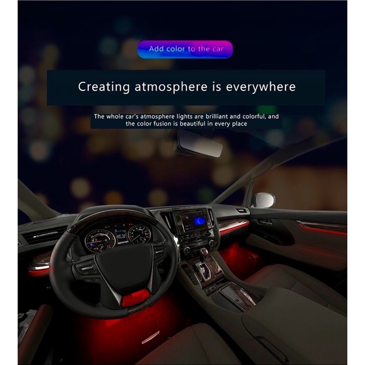 Toyota vellfire alphard agh30 2015-2022 ambient RGB door inner panel ...