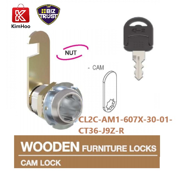 Cyber Lock Heavy Duty 30mm Cam Lock CL2C-AM1-607X-30-01-CT36-J9Z-R ...