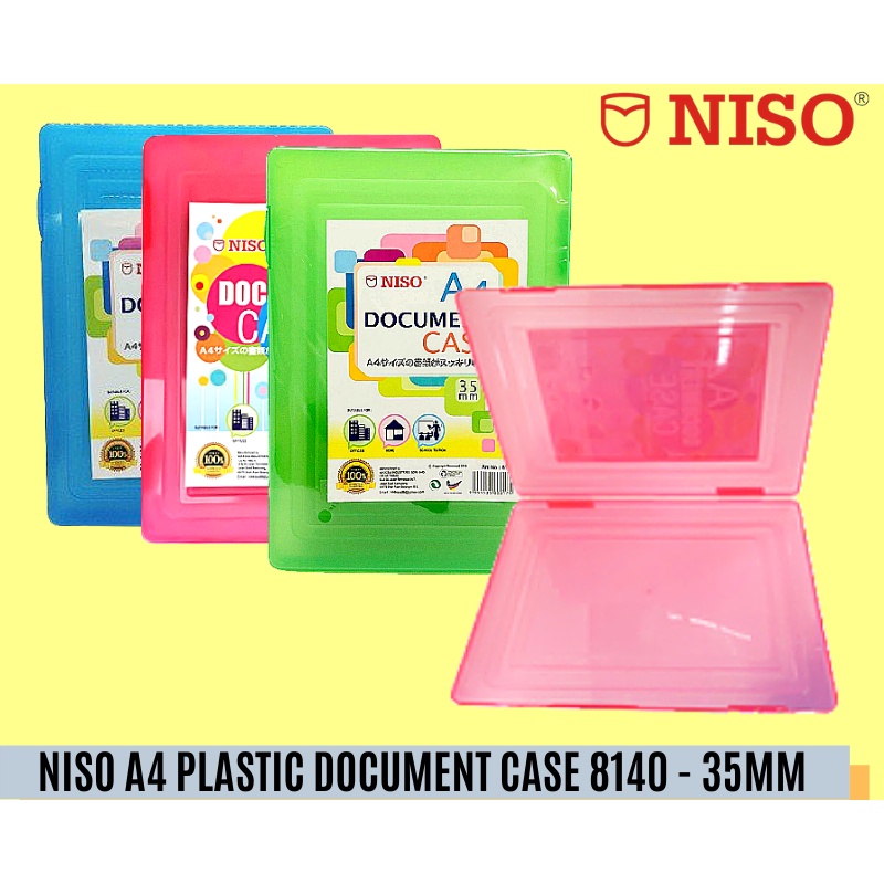 NISO A4 DOCUMENT CASE 35MM (8140) / Fail Plastik 35MM / Fail plastik A4 ...